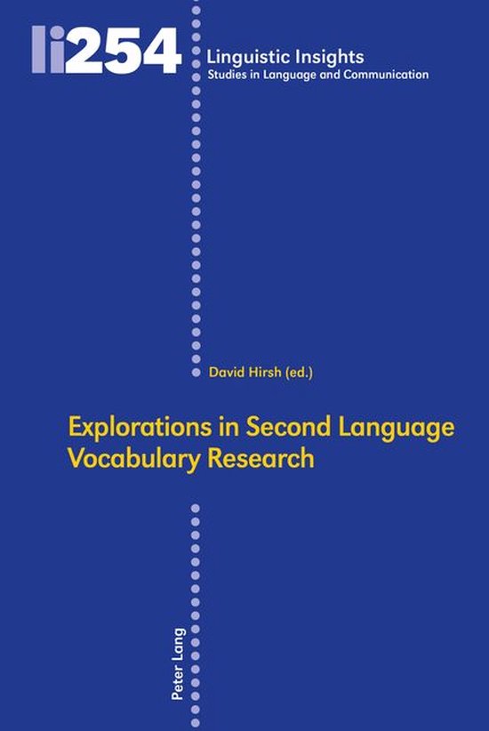 Linguistic Insights 254 - Explorations in Second Language Vocabulary Research (ebook),... | bol