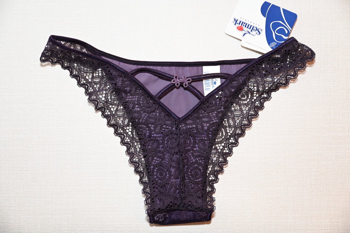 Selmark Lingerie Alma brazilian XS-XXXL - aubergine - M | bol.com