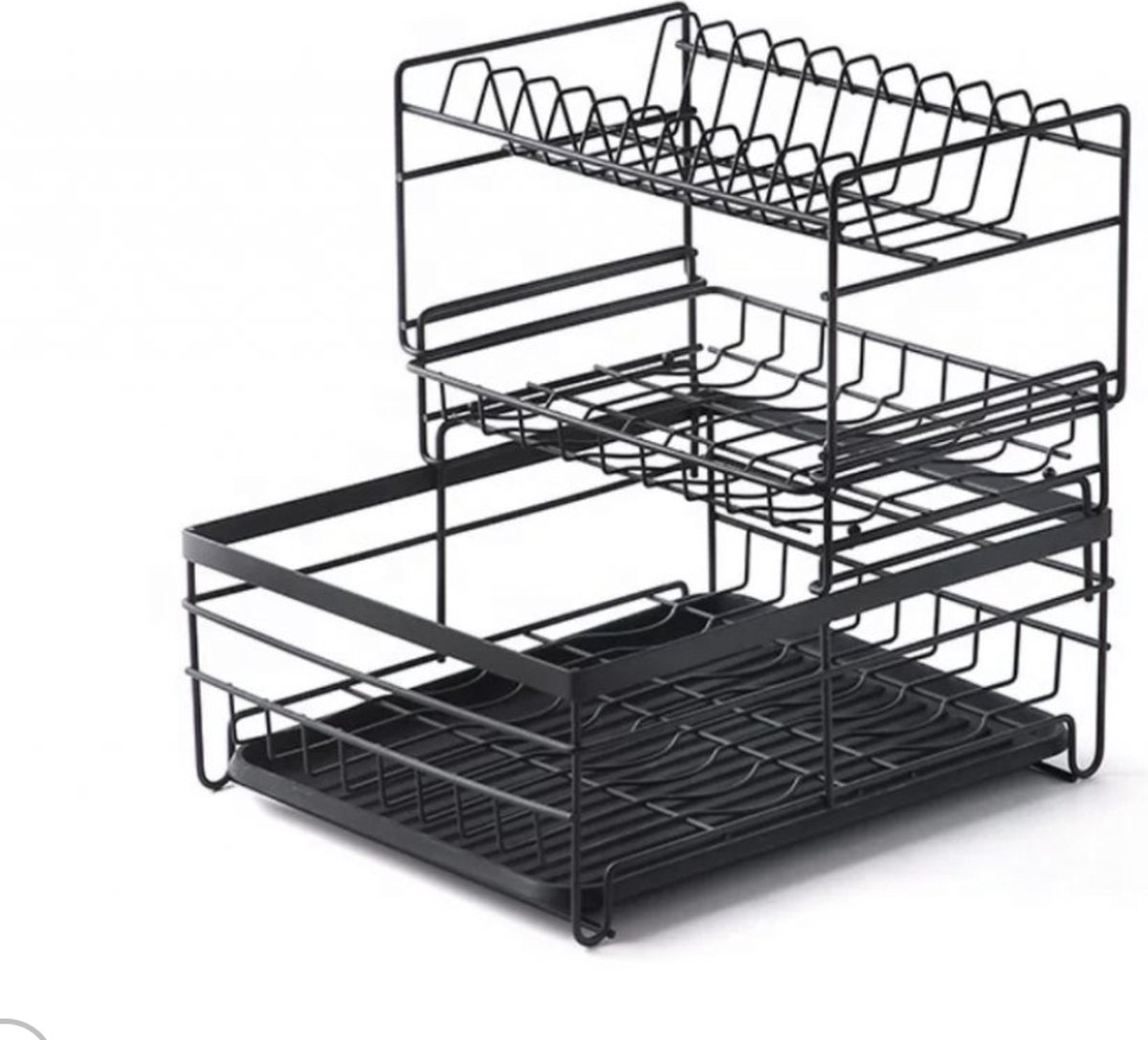 Luxaliving - Metalen Afdruiprek Met Lekbak – Afwas Droogrek – RVS ...