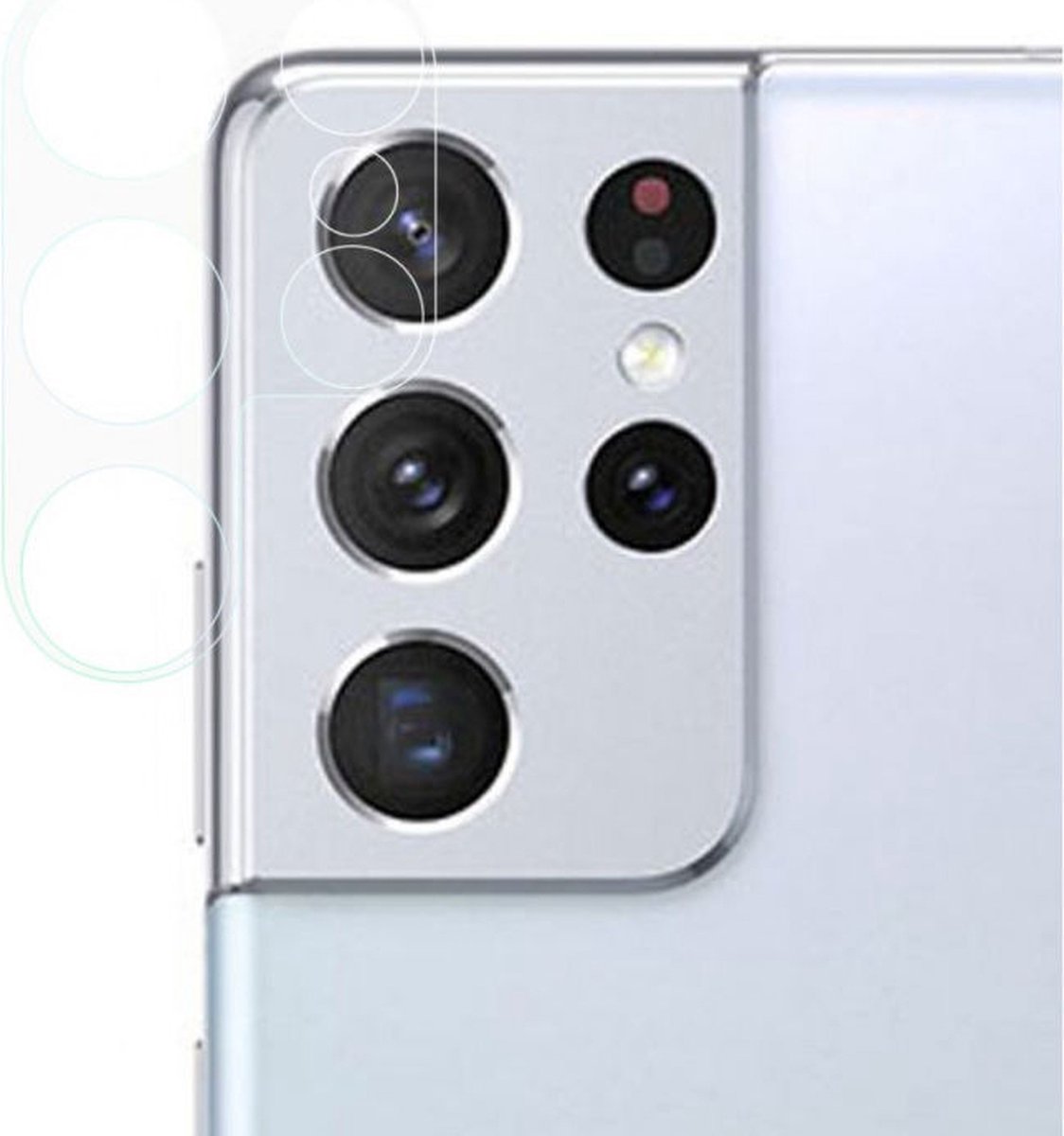 Samsung Galaxy S22 Ultra Camera Lens Protector 9H Tempered Glass Clear ...