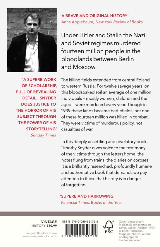 Bloodlands, Snyder Timothy | 9780099551799 | Boeken | bol