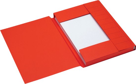 Secolor Dossiermap A4 - pak 25 stuks - rood | bol.com