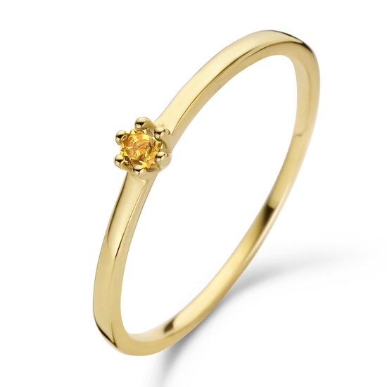 Jackie Citrine Ring 585 | bol