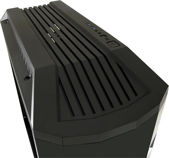 GAME HERO Geance Gaming PC Behuizing Zijpaneel Van Gehard Glas RGB - 2 ...