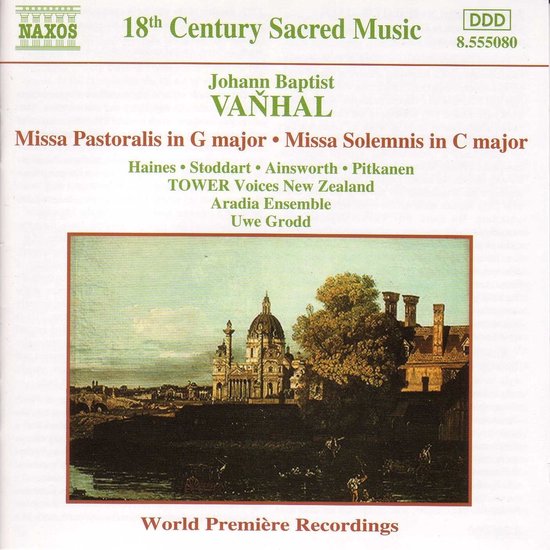 Aradia Ensemble - Vanhal: Missa Pastoralis, Missa Solemnis (CD), Aradia ...