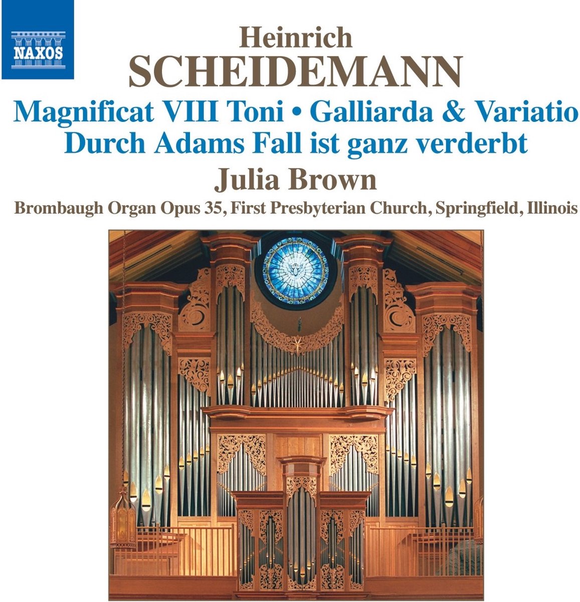 Julia Brown - Scheidemann, Heinrich; Organ Works (CD), Julia Brown | CD ...