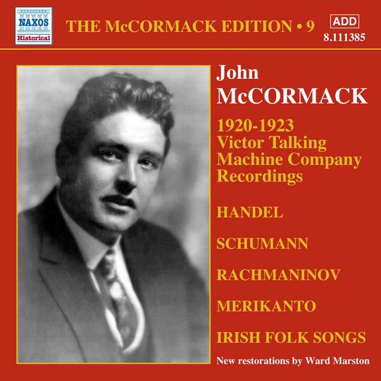 Ward Marston - McCormack; Victor Talking Machine C (CD), Ward Marston ...