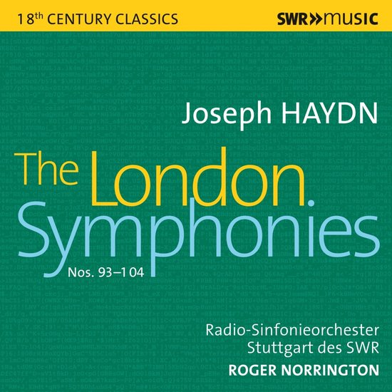 Radio-Sinfonieorchester Stuttgart Des SWR, Roger Norrington - Haydn: The London... | bol