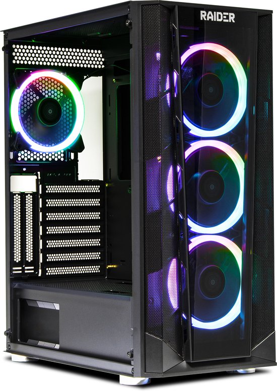 RAIDER CA4 ULTRA GAMING ATX PC Case - Behuizing met RGB | bol