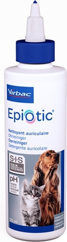 Virbac epi-otic vetvrije oorreiniger - Hond en kat - 125 ml | bol.com