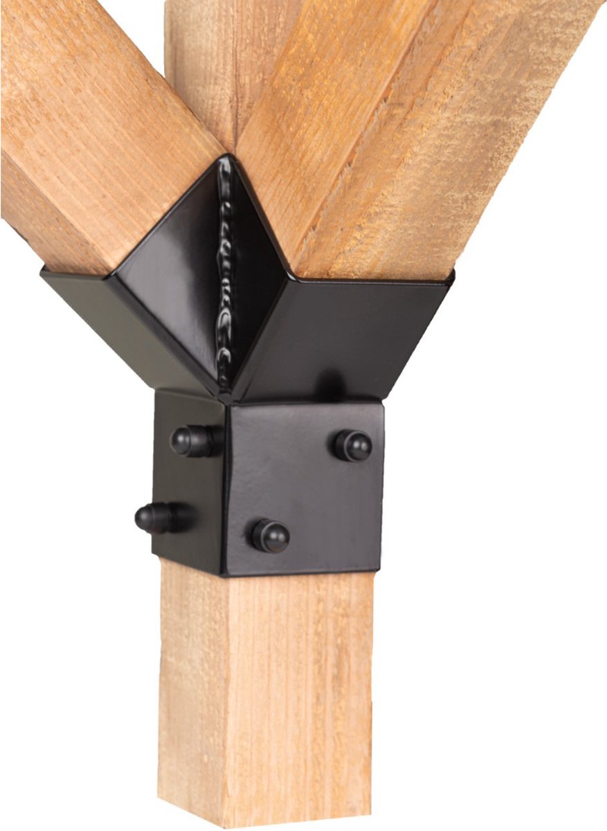 Rijpex - Pergola Schoor verbinding 45º dubbel - 9x9cm | bol