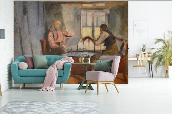 Behang - Fotobehang Farm interior, knabberudin Bærum - schilderij van ...