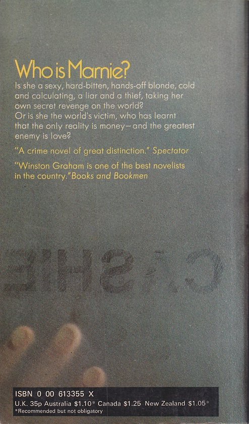 Marnie, Winston Graham | 9780006133551 | Boeken | bol