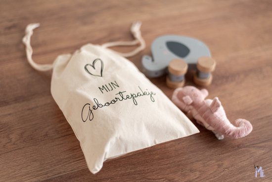 ByMi|Mijn geboorte pakje bewaar zak | Kraam cadeau | Zwangerschap |Baby ...