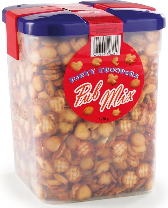 Party Troopers Pub mix 1250g - gezouten koekjes mengeling in ...