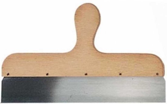 Afsteekmes 20 cm RVS houten handvat | bol