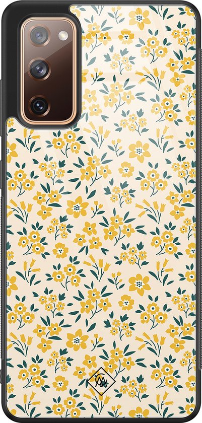 Casimoda® hoesje - Geschikt voor Samsung Galaxy S20 FE - Yellow Garden - Luxe Hard... | bol