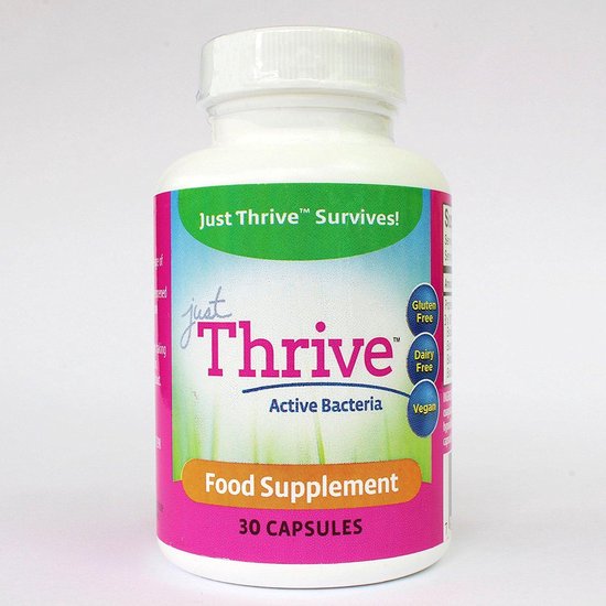 Just Thrive Probiotica - 30 capsules - Vegan - Glutenvrij | bol