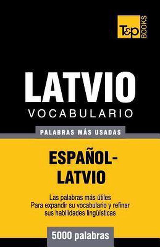 Spanish Collection- Vocabulario español-letón - 5000 palabras más usadas |... | bol