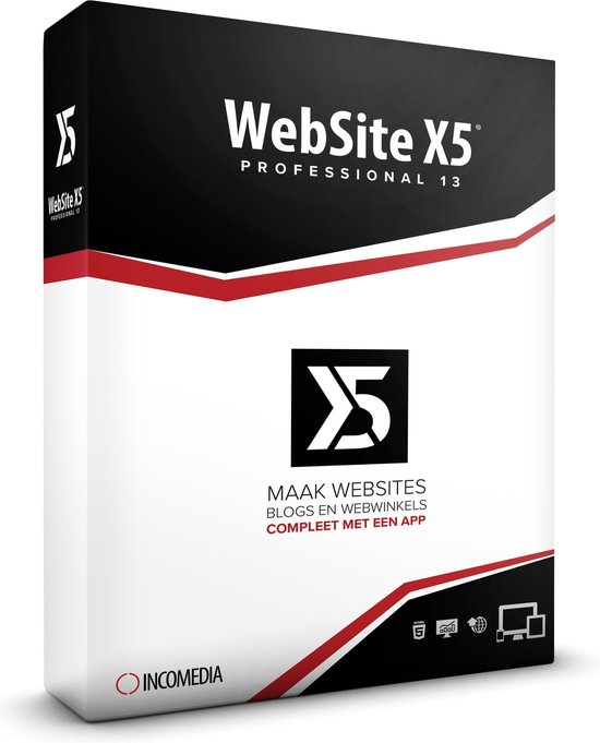 WebSite X5 Professional 13 - Nederlands - Windows | bol.com