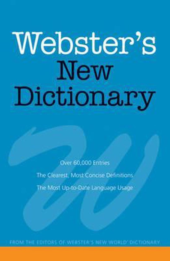 Webster's New Dictionary | 9780470879320 | Boeken | bol