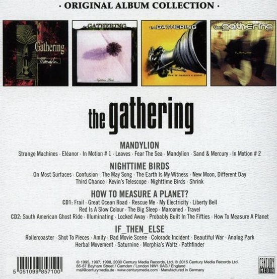 The Gathering - Original Album Collection (Ltd.Ed.), The Gathering ...