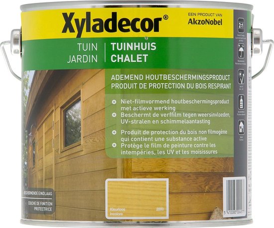 Xyladecor Tuinhuis - Houtbeits - Mat - Kleurloos - 2.5L | bol