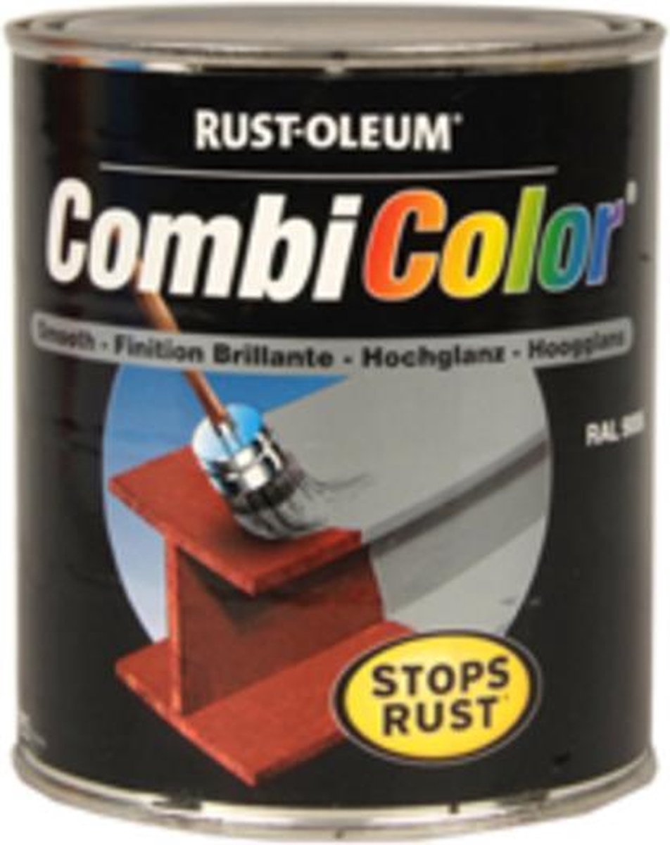 Rust-Oleum Combi Color - Staalgrijs 250 ml | bol.com