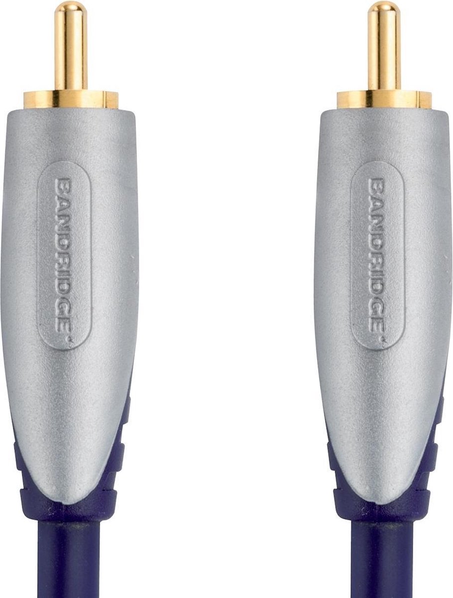 Câble audio Bandridge SAL4802 2 m RCA noir, gris | bol.com