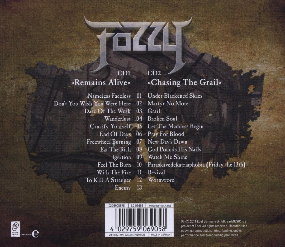 Chasing The Grail/Remains, Fozzy | CD (album) | Muziek | bol.com