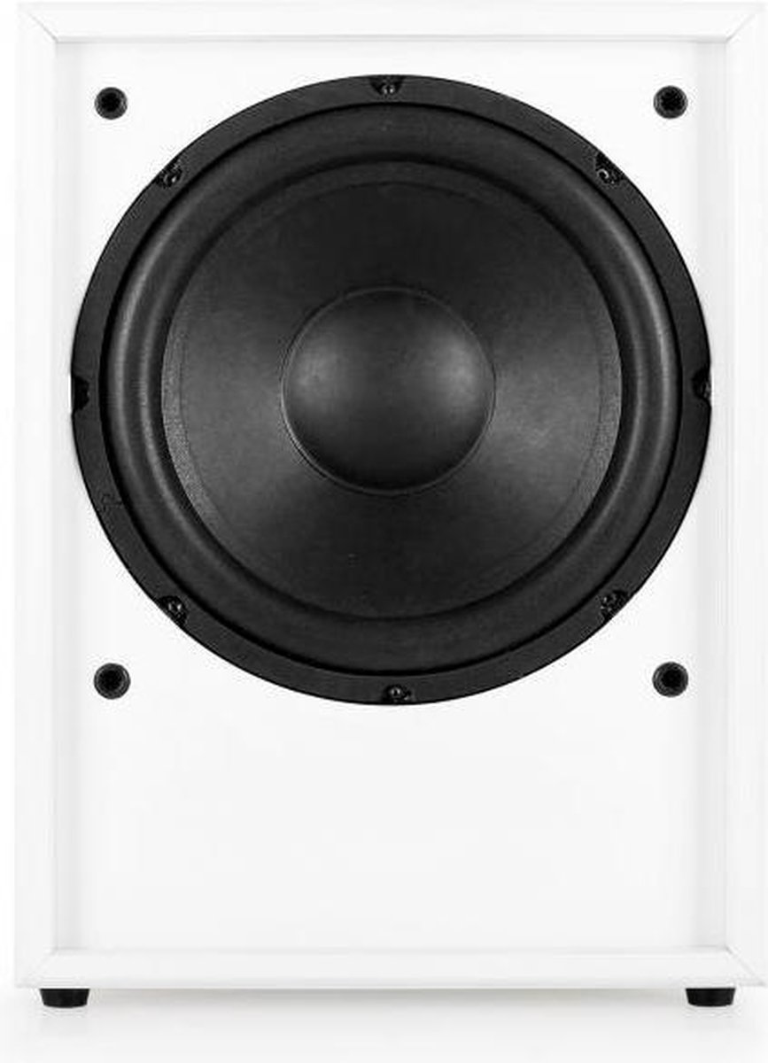 Auna Linie-300-SW-WH/BK Active subwoofer 250W Zwart, Wit | bol.com