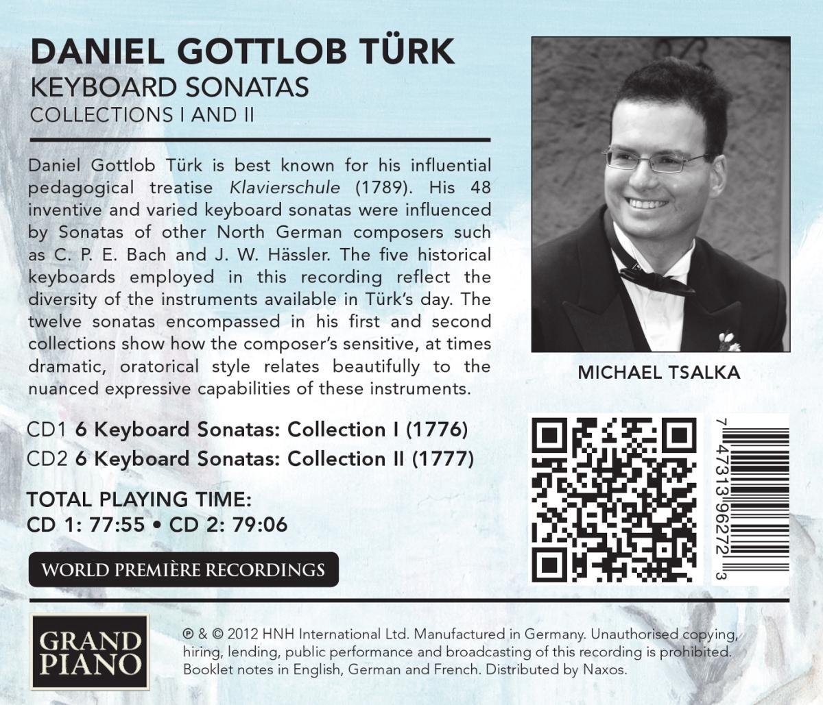 Turk; Keyboard Sonatas, Michael Tsalka | CD (album) | Muziek | bol.com
