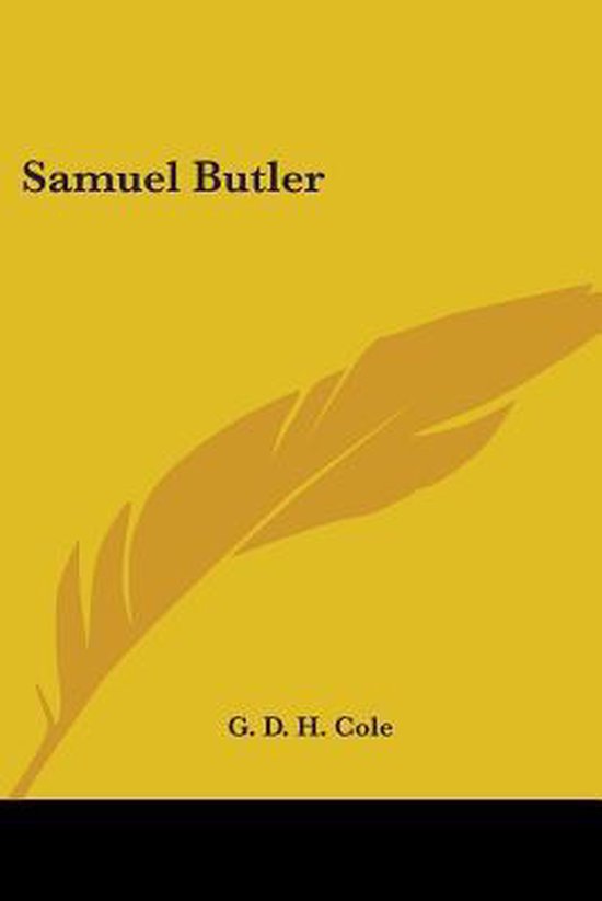Samuel Butler, G. D. H. Cole | 9781419105357 | Boeken | bol.com