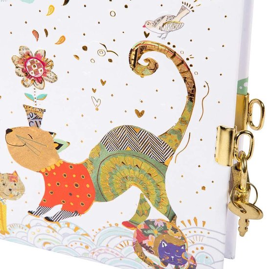 GOLDBUCH GOL-44306 TURNOWSKY dagboek CAT met slot | bol.com