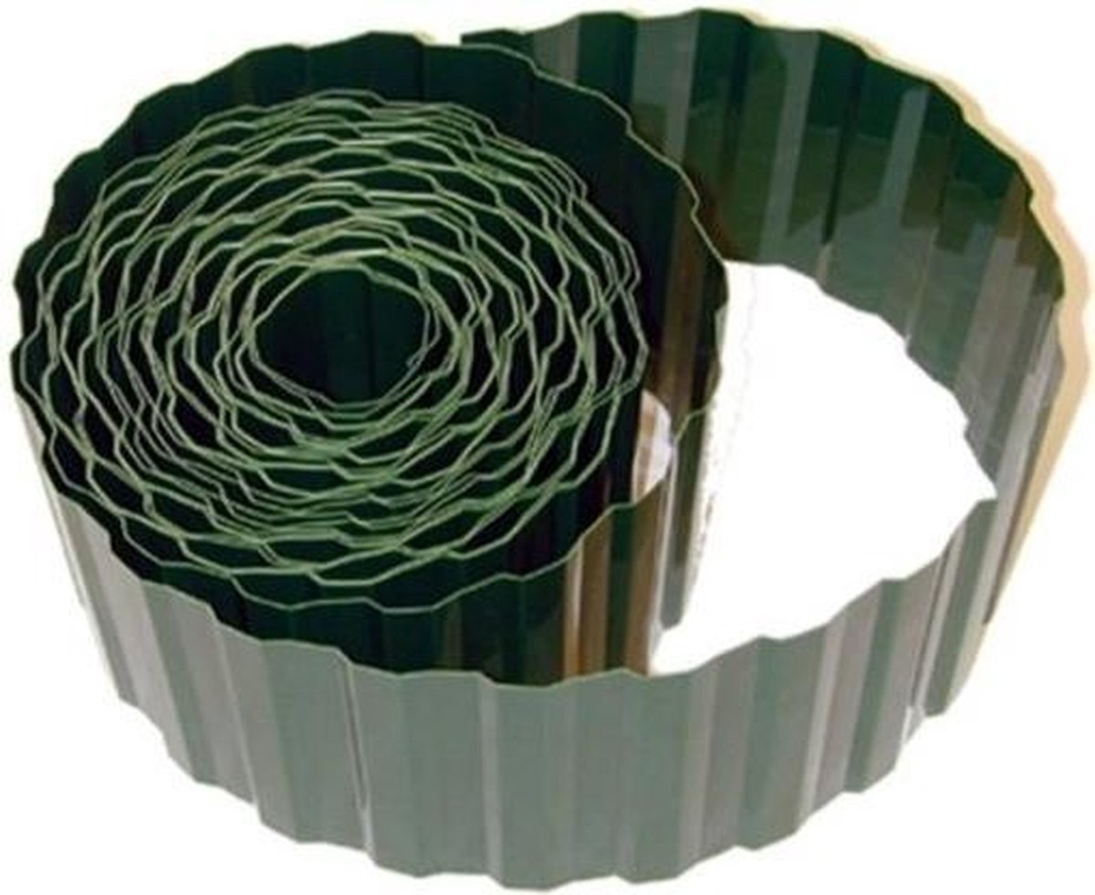 3x Kunststof borderrand / tuin afboording groen 9 meter - 3 x 9 meter ...