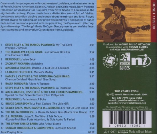 Cajun Dance. The Rough Guide, Various | CD (album) | Muziek | bol