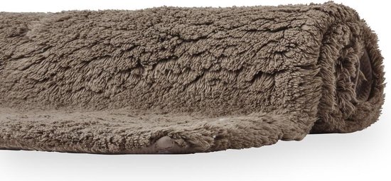 Aquanova Alma - Badmat - Taupe - 60 x 100 cm | bol.com