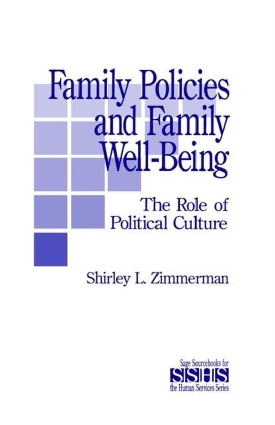 Family Policies and Family Well-Being, Shirley L. Zimmerman ...