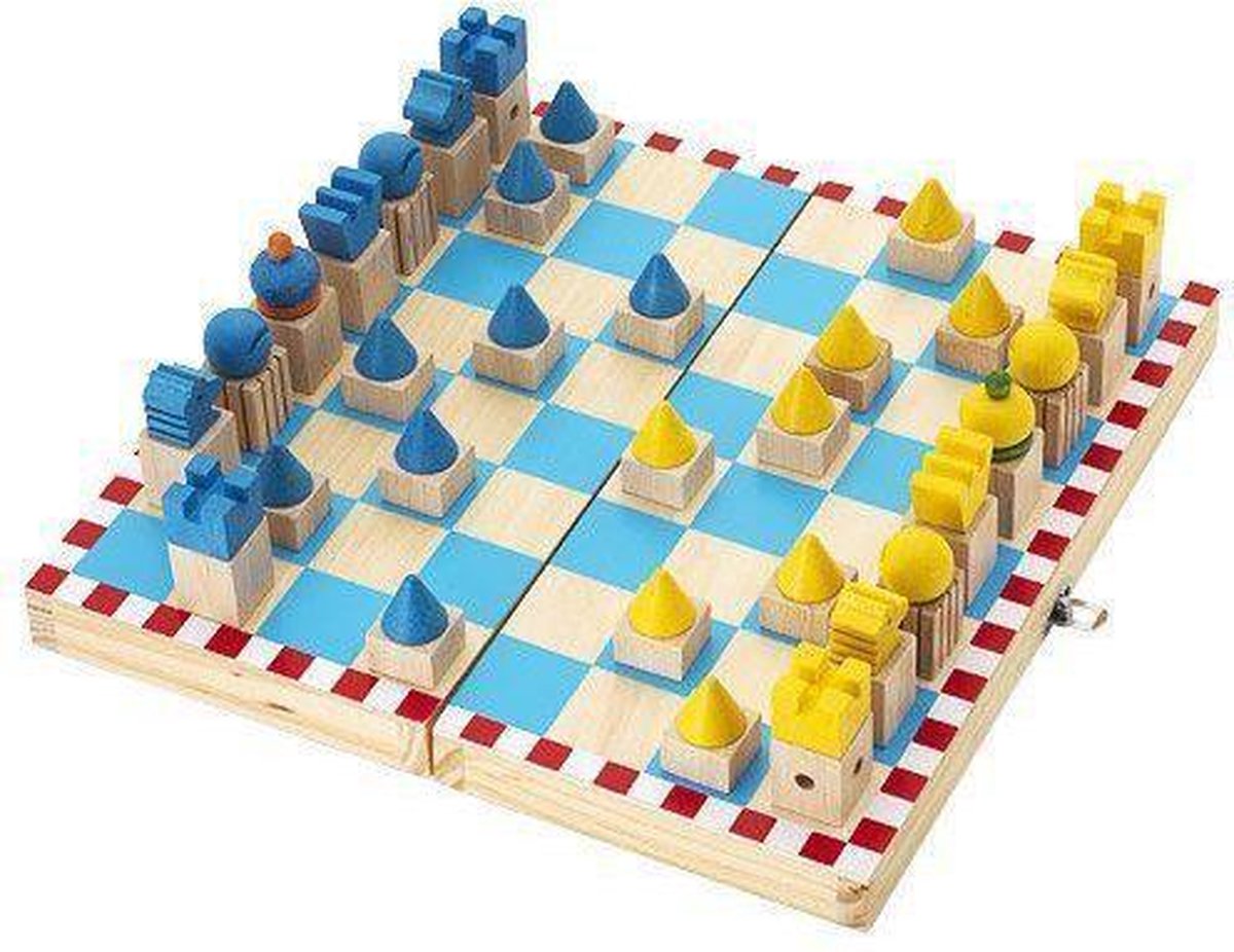 Imaginarium Houten Schaak- en Damspel - Opvouwbaar | Games | bol.com