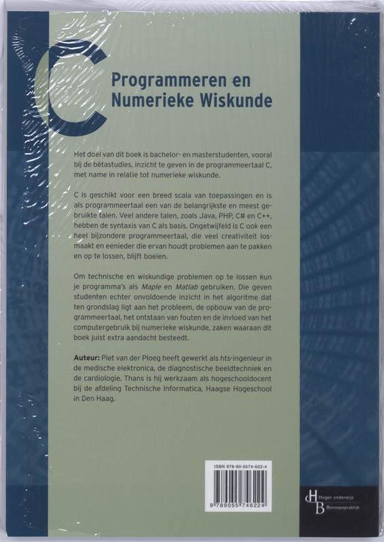 C Programmeren En Numerieke Wiskunde + Cd-Rom | 9789055746224 | Piet ...