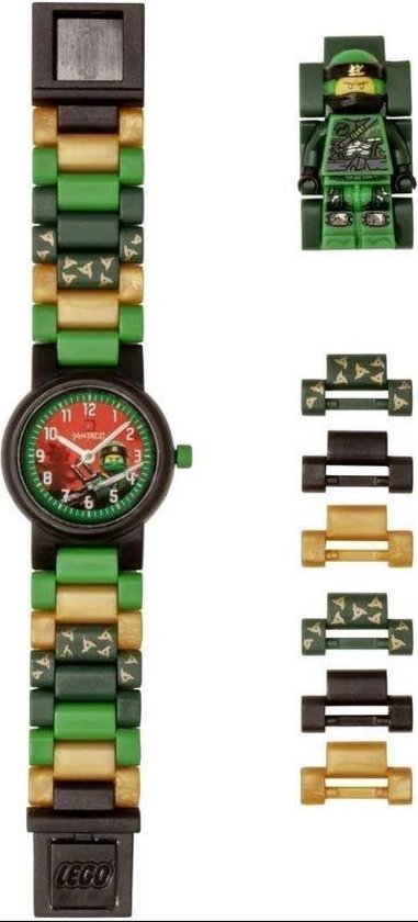 Lego Ninjago Lloyd Link Horloge Groen Jongens | bol.com