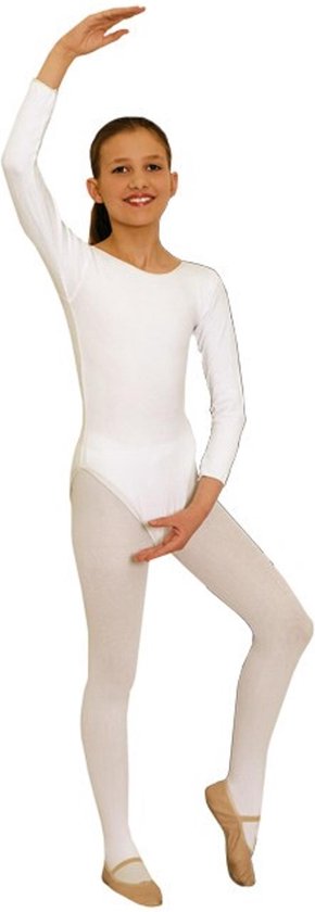 Witte body met mouwen voor kinderen - Verkleedkleding | bol.com
