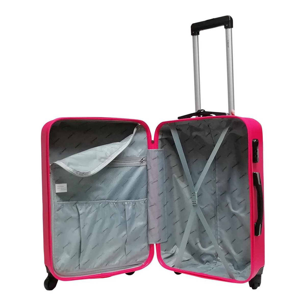 Benzi Franca Medium koffer - 65 cm - Roze | bol.com