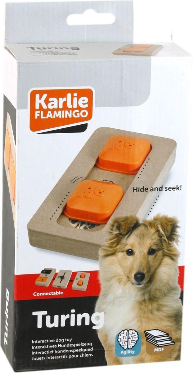 Flamingo Brain Train Turing - Rood - 22 x 12 x 5 cm | bol