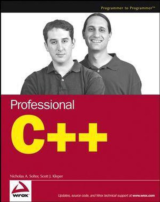 Professional C++ Programming, Nicholas Solter | 9780764574849 | Boeken ...