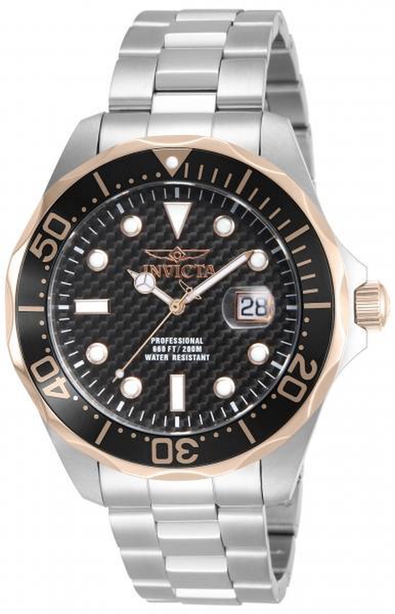 Invicta - Pro Diver - 12567 - Polshorloge - Zwart | bol.com