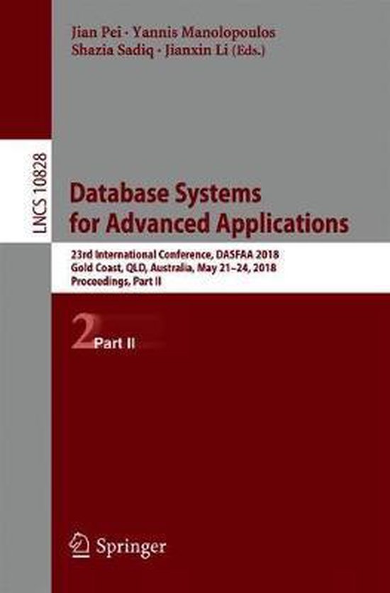Database Systems for Advanced Applications | 9783319914572 | Boeken ...