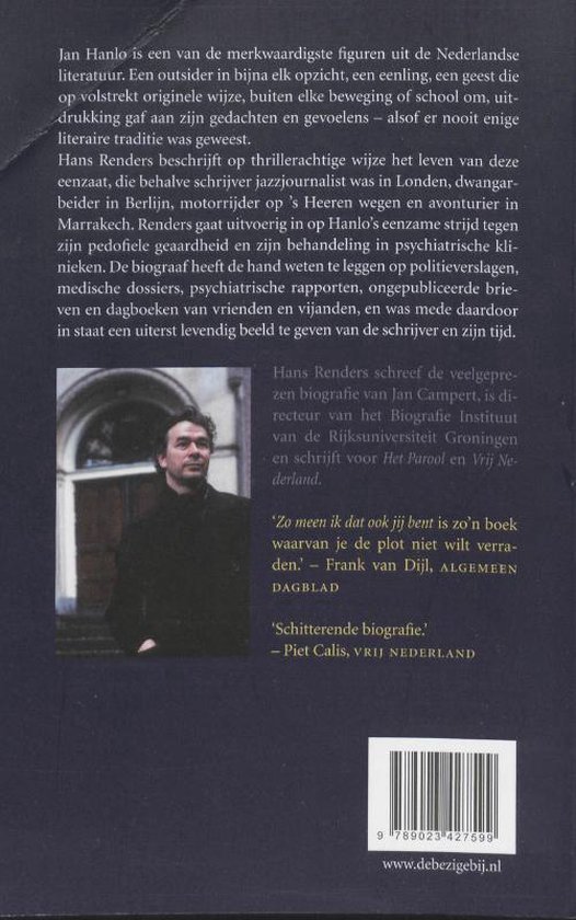 Zo meen ik dat ook jij bent. Biografie van Jan Hanlo, Hans Renders ...