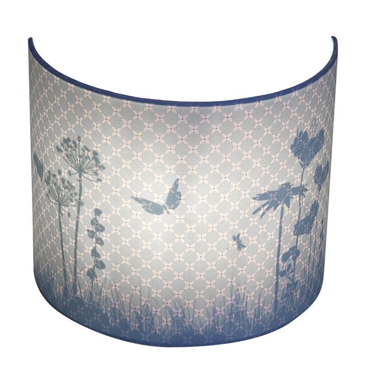 Little Dutch Wandlamp Silhouette Bloemen Vlinders - Mint | bol.com