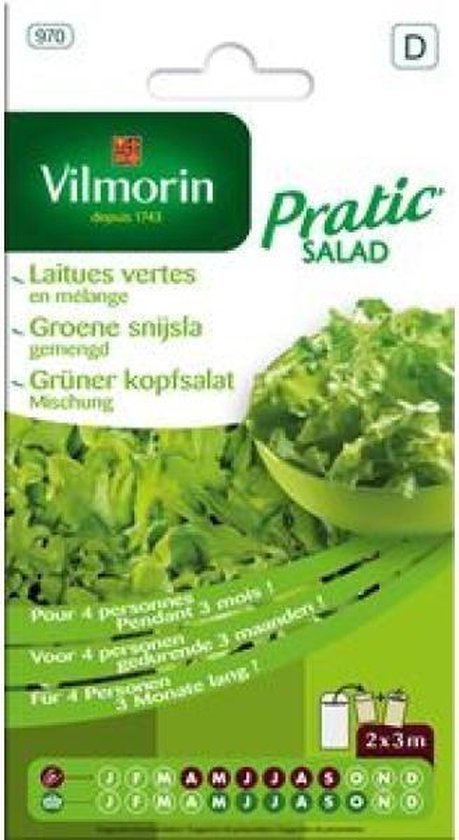 PRATIC SALAD Groene snijsla gemengd | bol